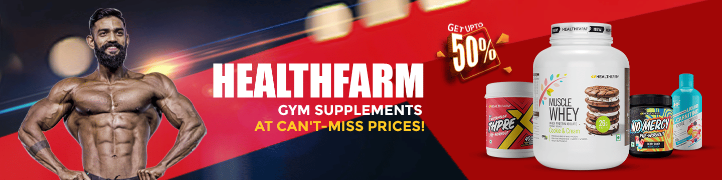 HEALTHFARM Store - Buy Whey Protein Powders, Mass Gainers on Hyugalife
