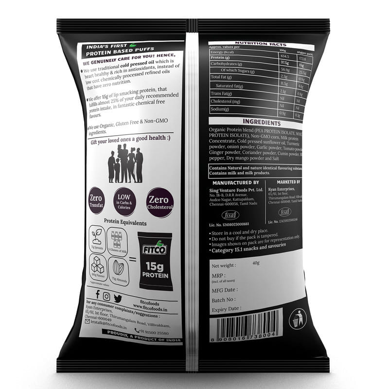 Fitco Protein Puffs - BBQ