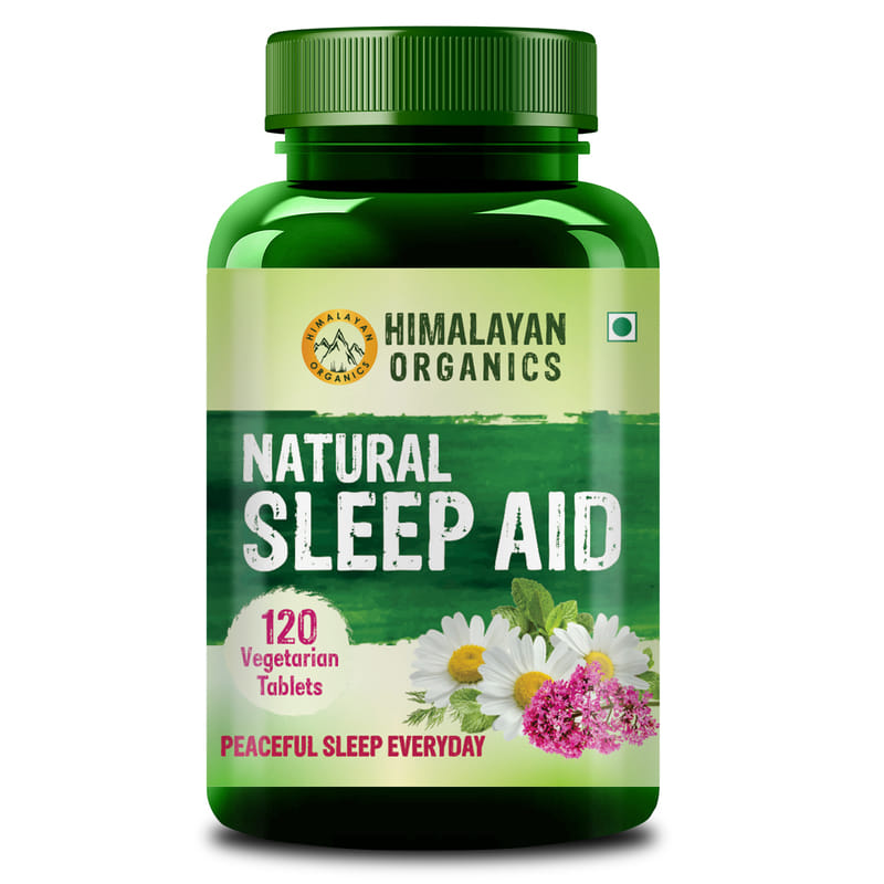 Himalayan Organics Natural Sleep Aid Supplement - 120 Veg Tablets