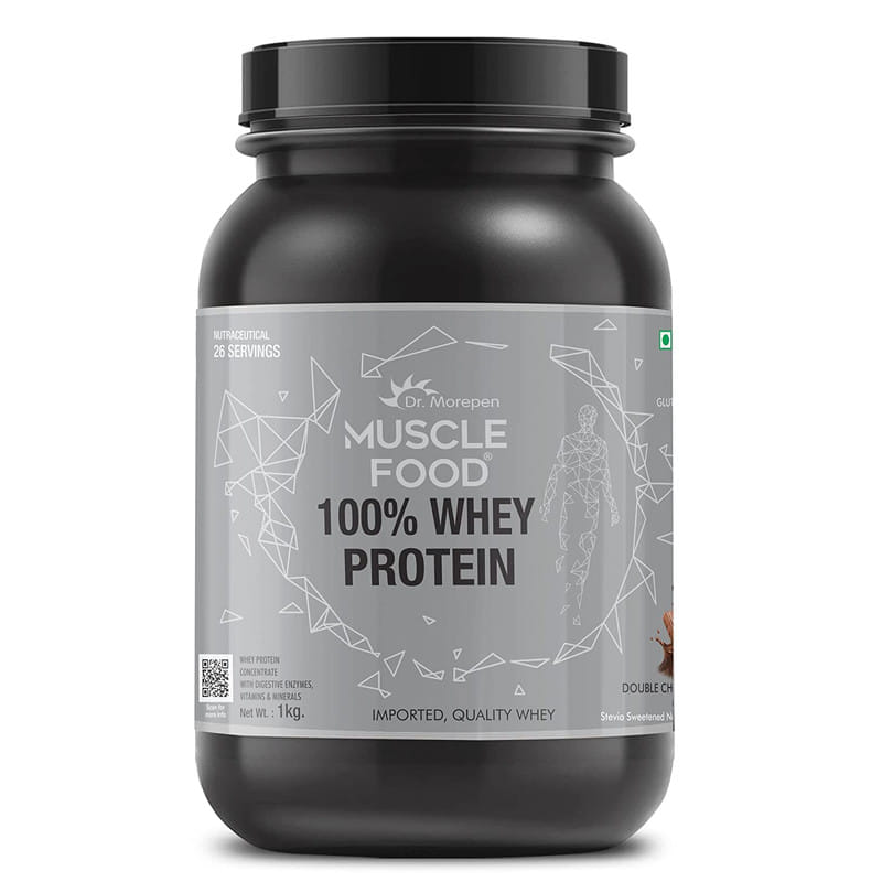 DR. MOREPEN Muscle Food 100% Whey Protein with Digestive Enzymes ...