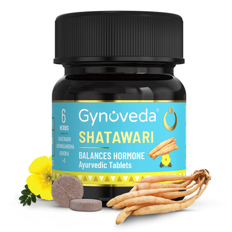 Gynoveda Shatavari Hormone Balancer Ayurvedic Tablets For Teenagers