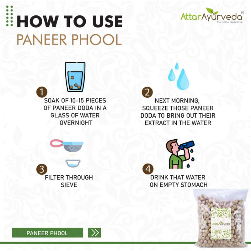 Attar Ayurveda Paneer Phool for Diabetes (400 grams) | Paneer Doda ...