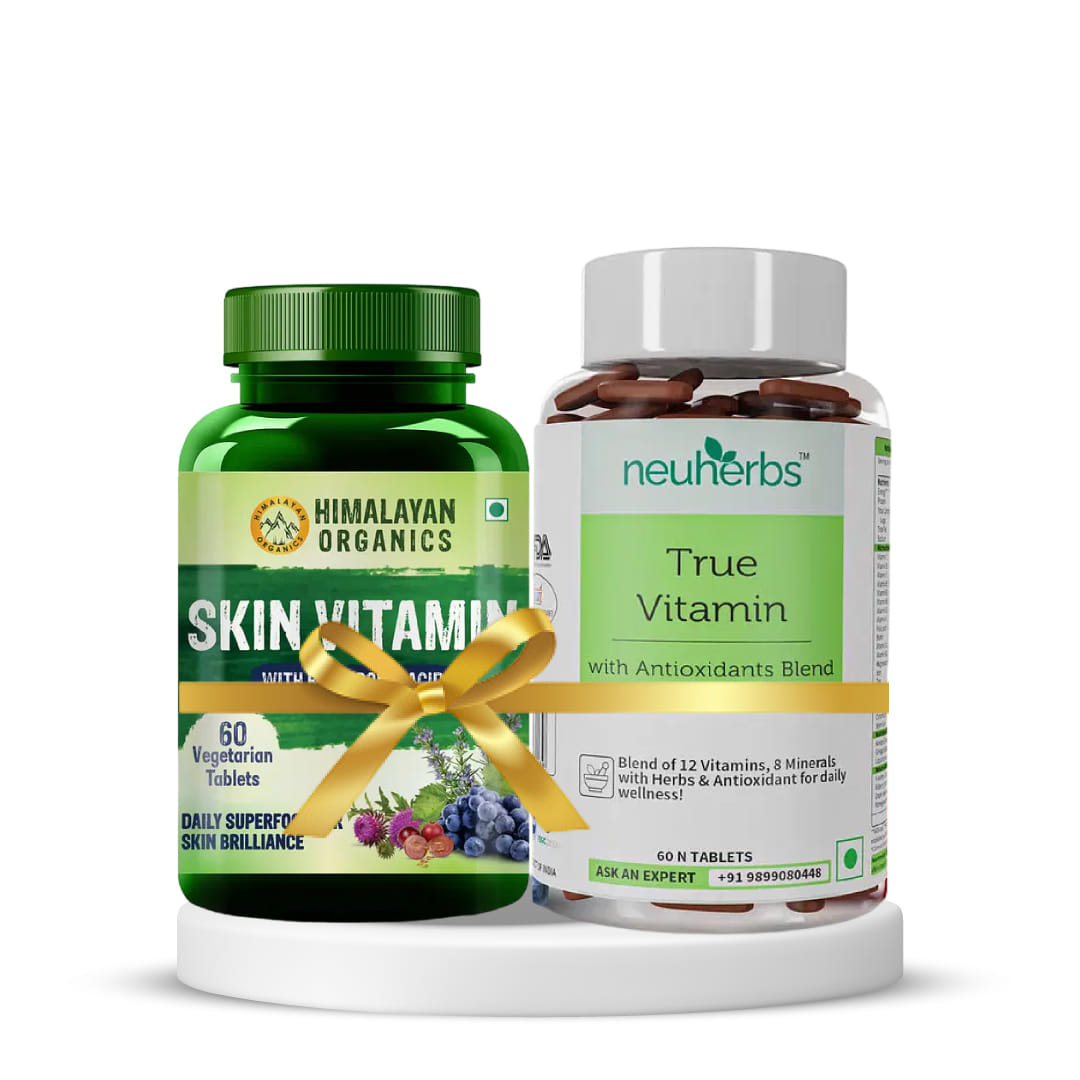 Vitamin Support for Skin Glow and Hydration | Neuherbs True Vitamin 60 ...