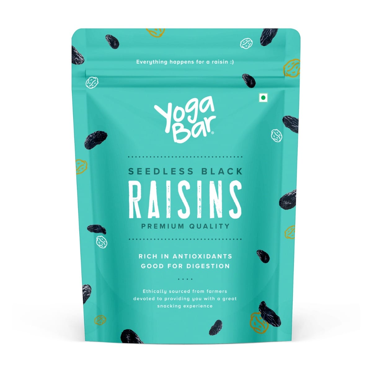 Yogabar Seedless Black Raisins 500g