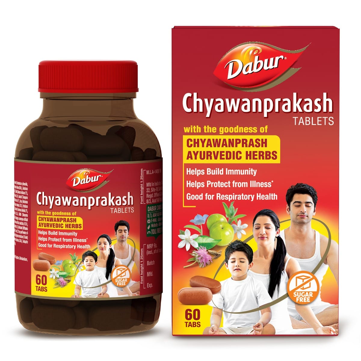 Dabur Chyawanprakash Tablet - 60 tabs| Sugar free| Goodness of ...