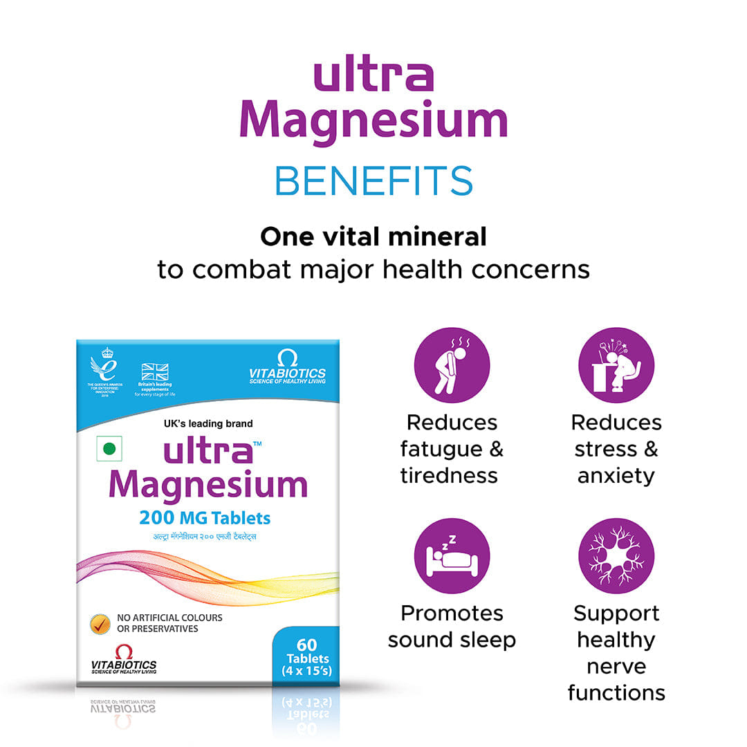 Ultra Magnesium 200 mg Tablets