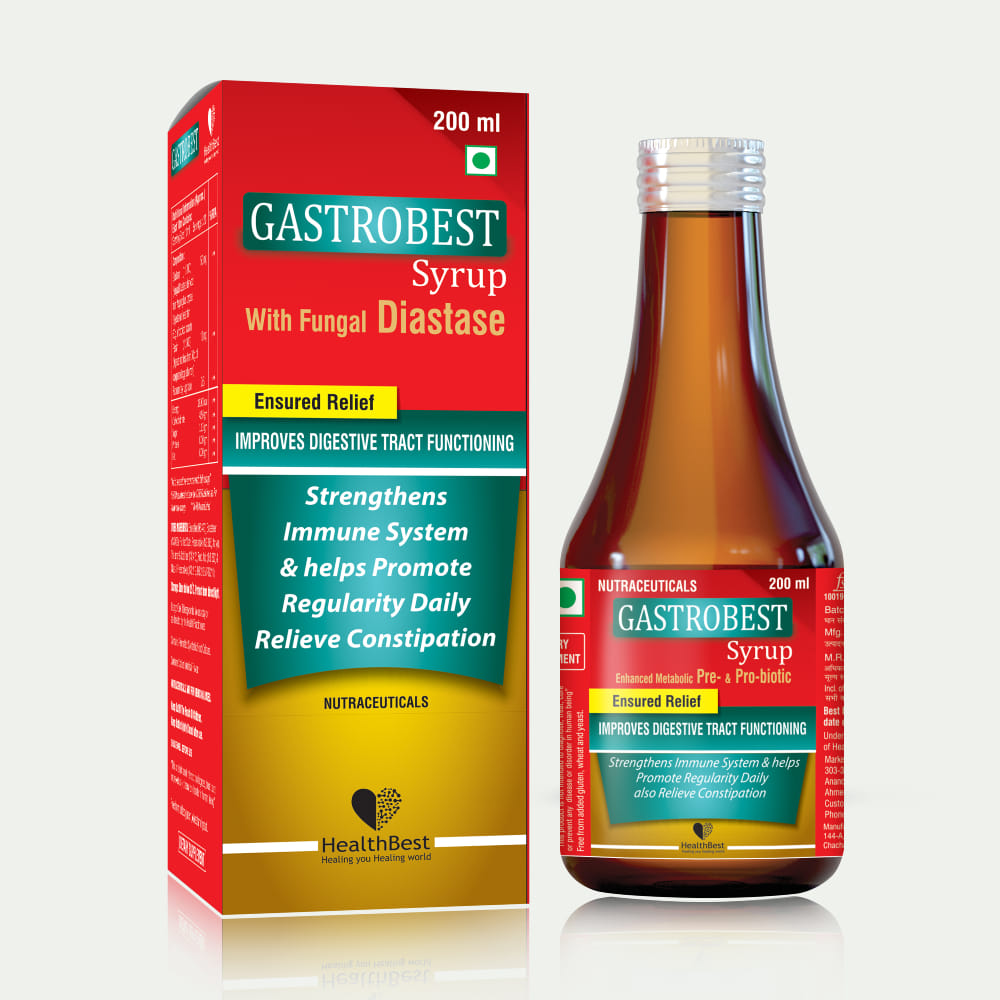 HealthBest Gastrobest Syrup Improve Digestive Strength Relieve ...