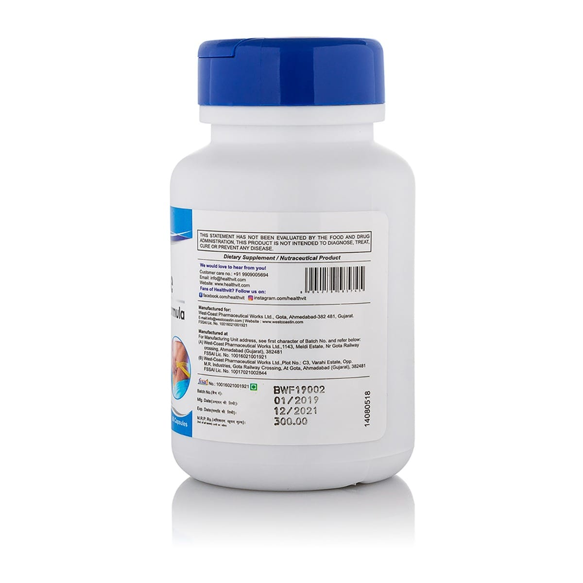 Healthvit Fatnile Fat Reduction Formula 60 Capsules