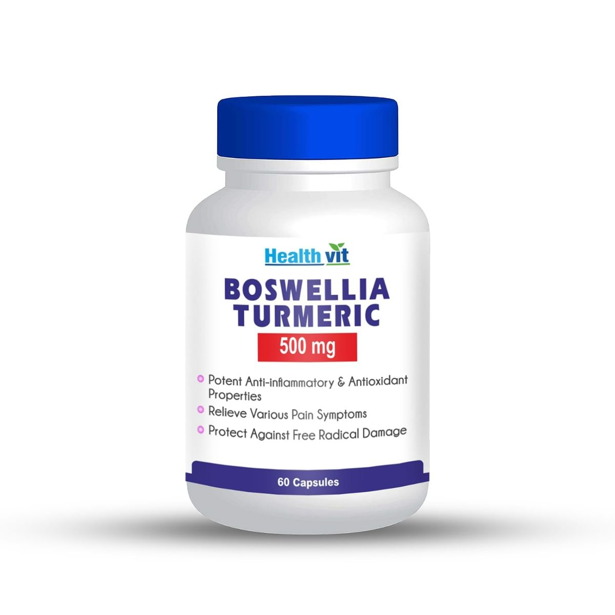 Healthvit Boswellia Turmeric 500MG Extract 60 Capsules