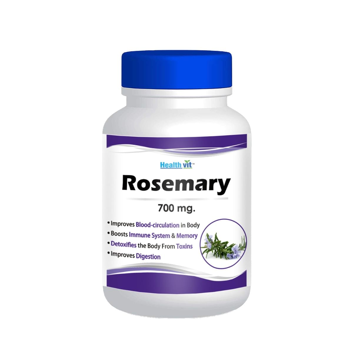 Healthvit Rosemary 700 mg, 60 Capsules