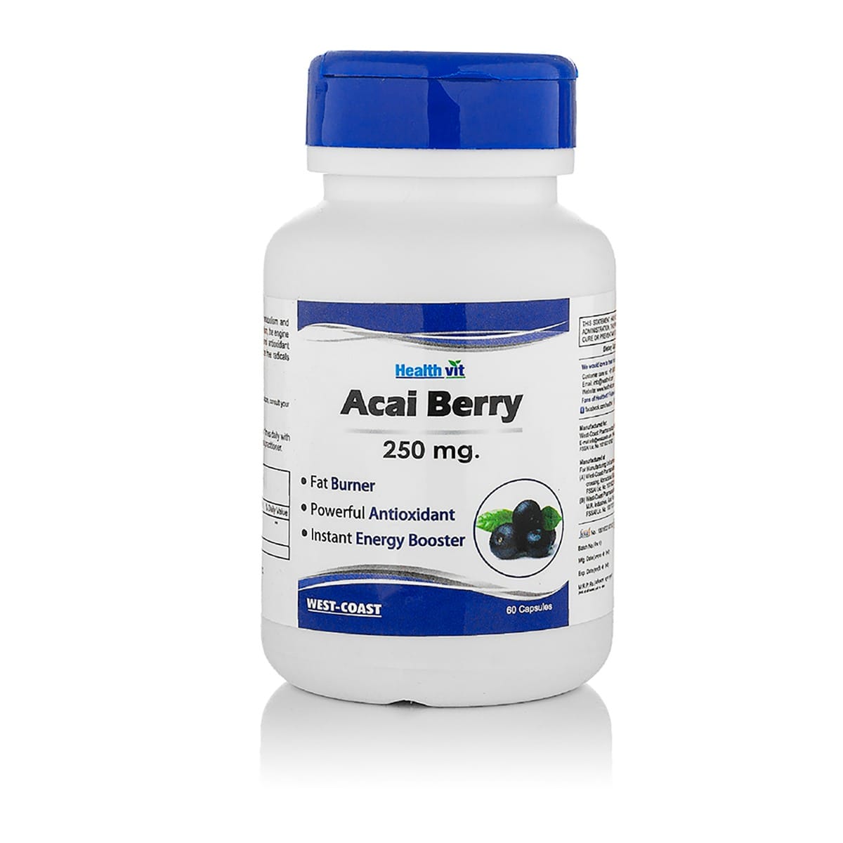 Healthvit Acai Berry 250mg 60 Capsules