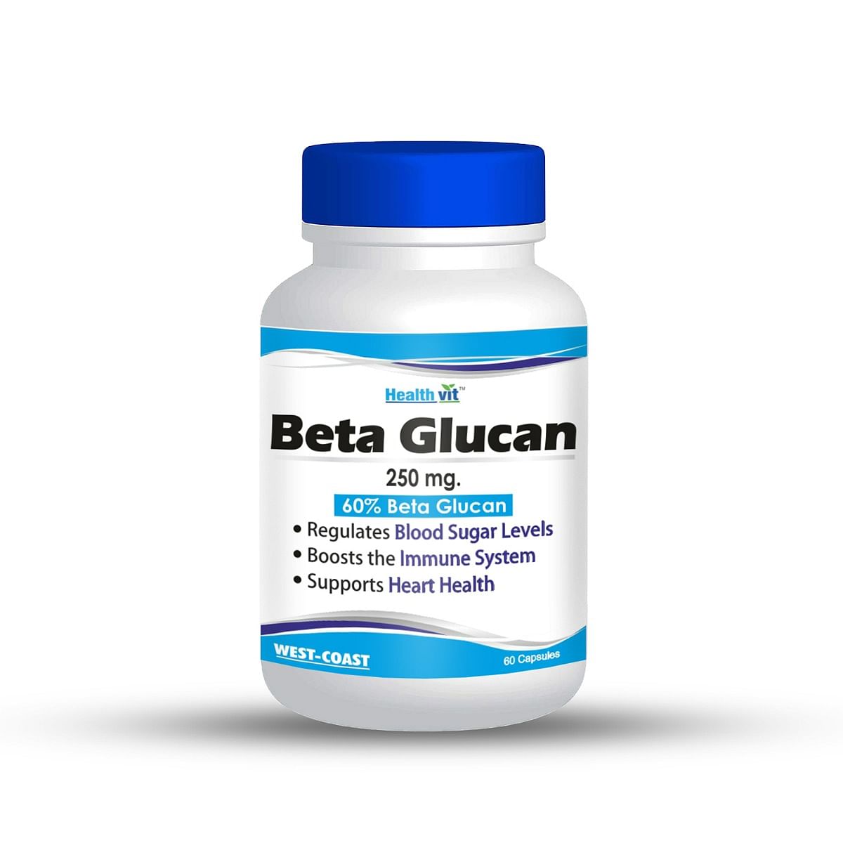 Healthvit Beta Glucan 250mg (60% Beta Glucan) 60 Capsules Healthvit Beta Glucan 250mg (60% Beta Glucan) 60 Capsules
