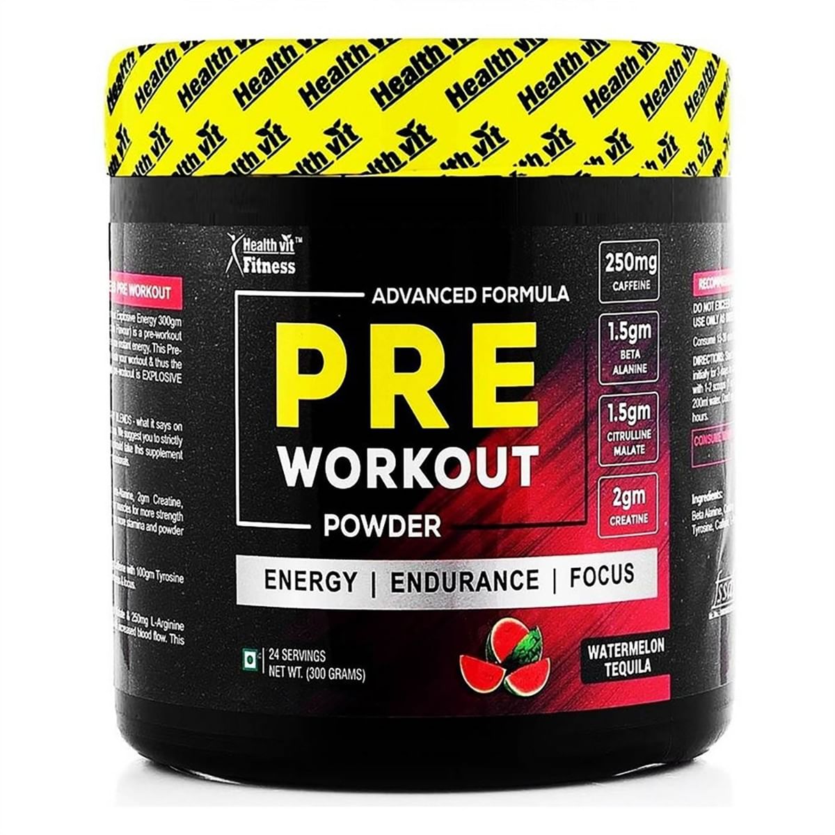 Healthvit Fitness Pre-Workout Explosive Energy 300gm Powder ...