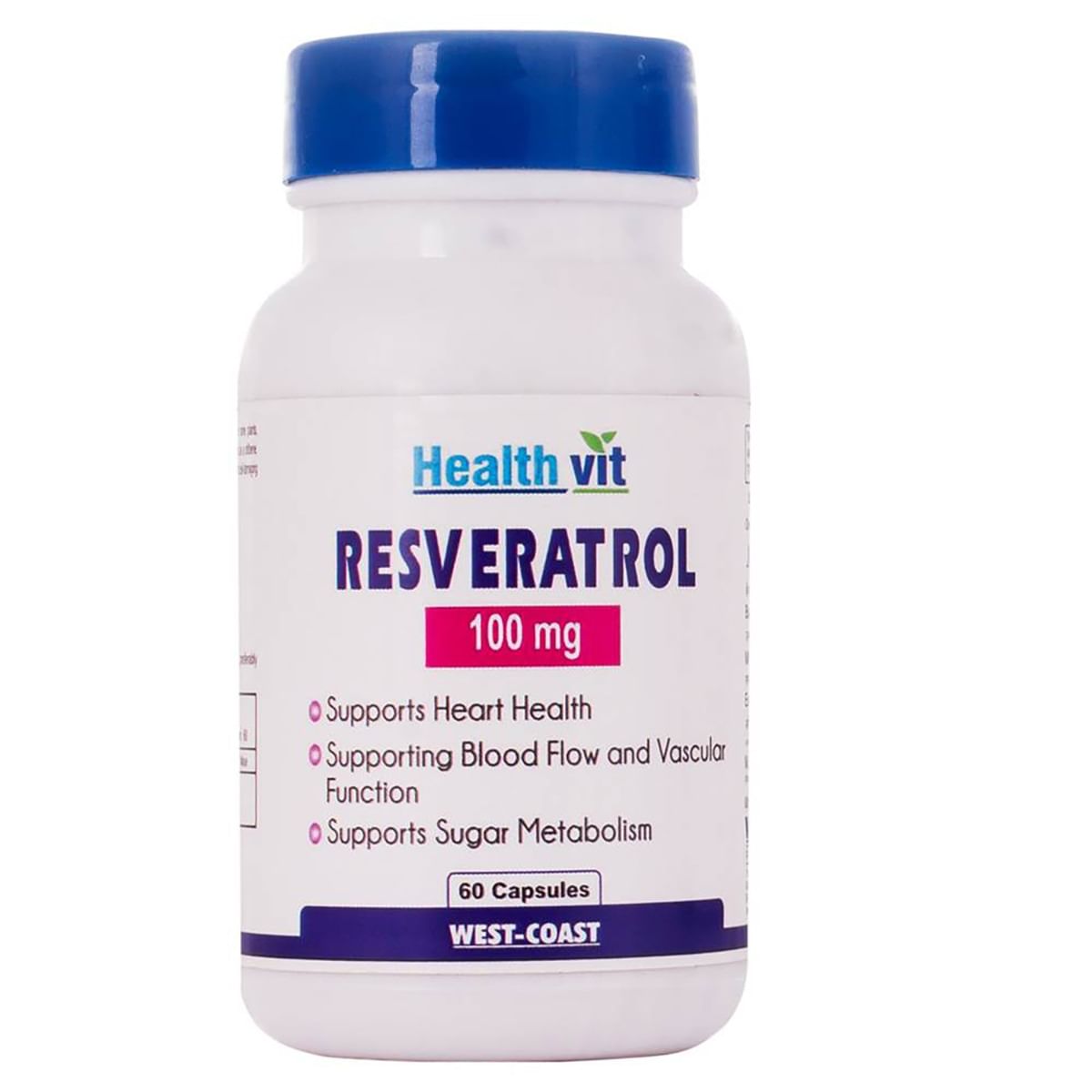 Healthvit Resveratrol 100 MG 60 Capsules