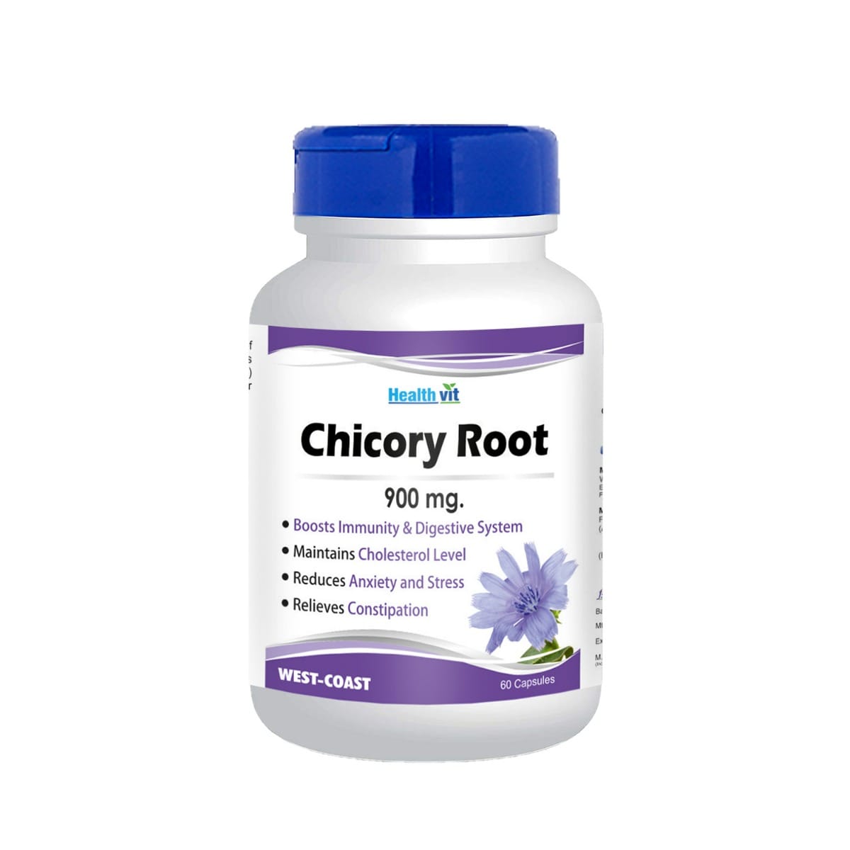 Healthvit Chicory Root 900mg 60 Capsules For Immunity Booster