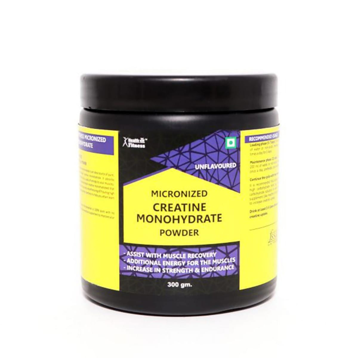 Healthvit Fitness Micronised Creatine Monohydrate Powder - 300gm