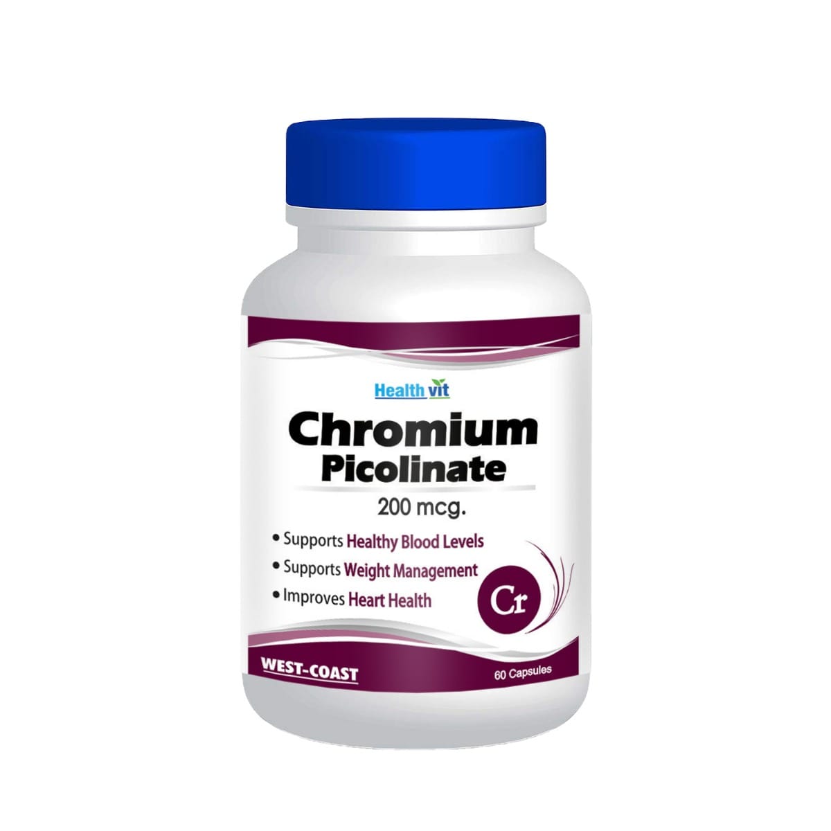Healthvit Chromium Picolinate 200mg 60 Capsules