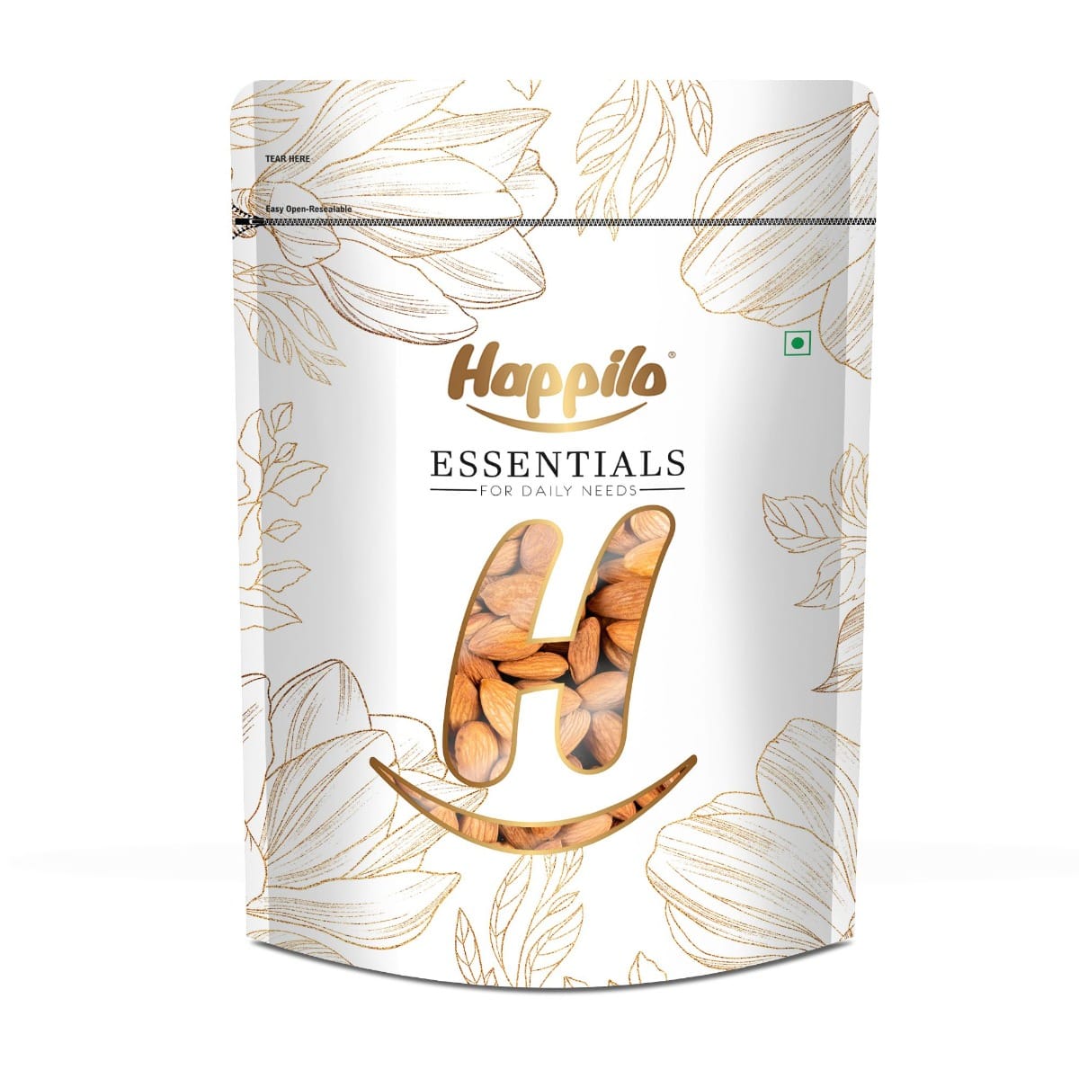 Happilo Essentials Californian Popular Almond 500g