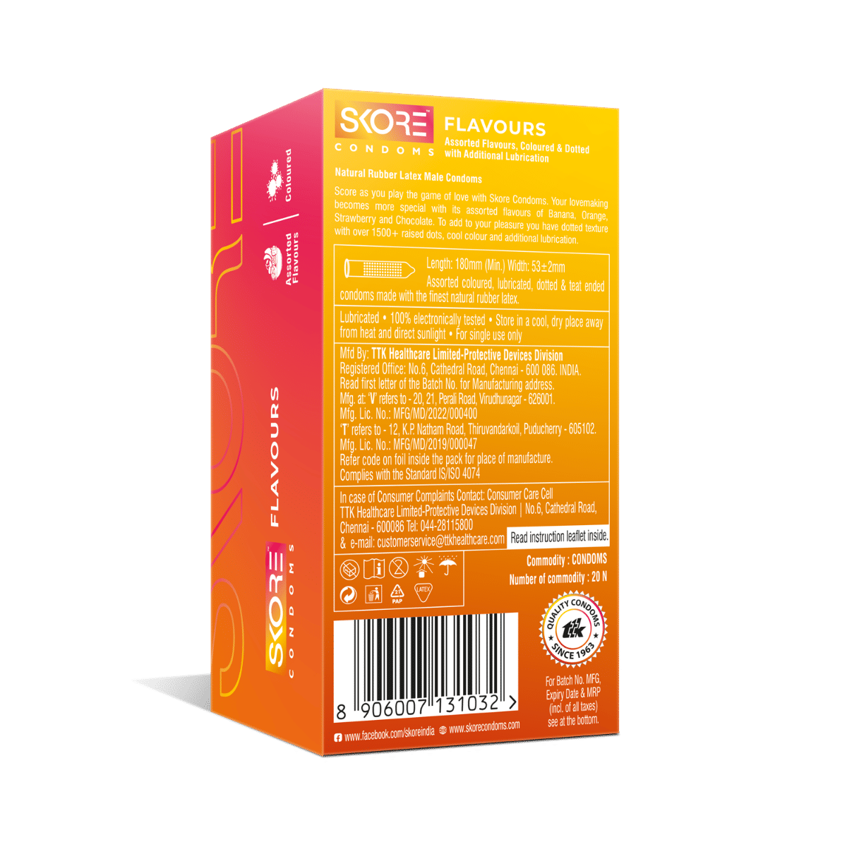 Skore Assorted Flavours - 20N