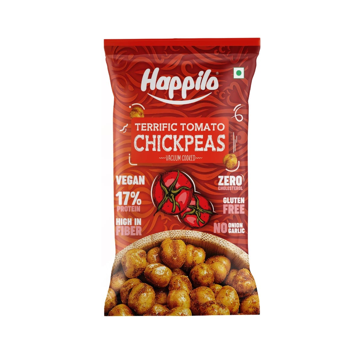 Happilo Premium Super Snack Terrific Tomato Chickpeas 20g