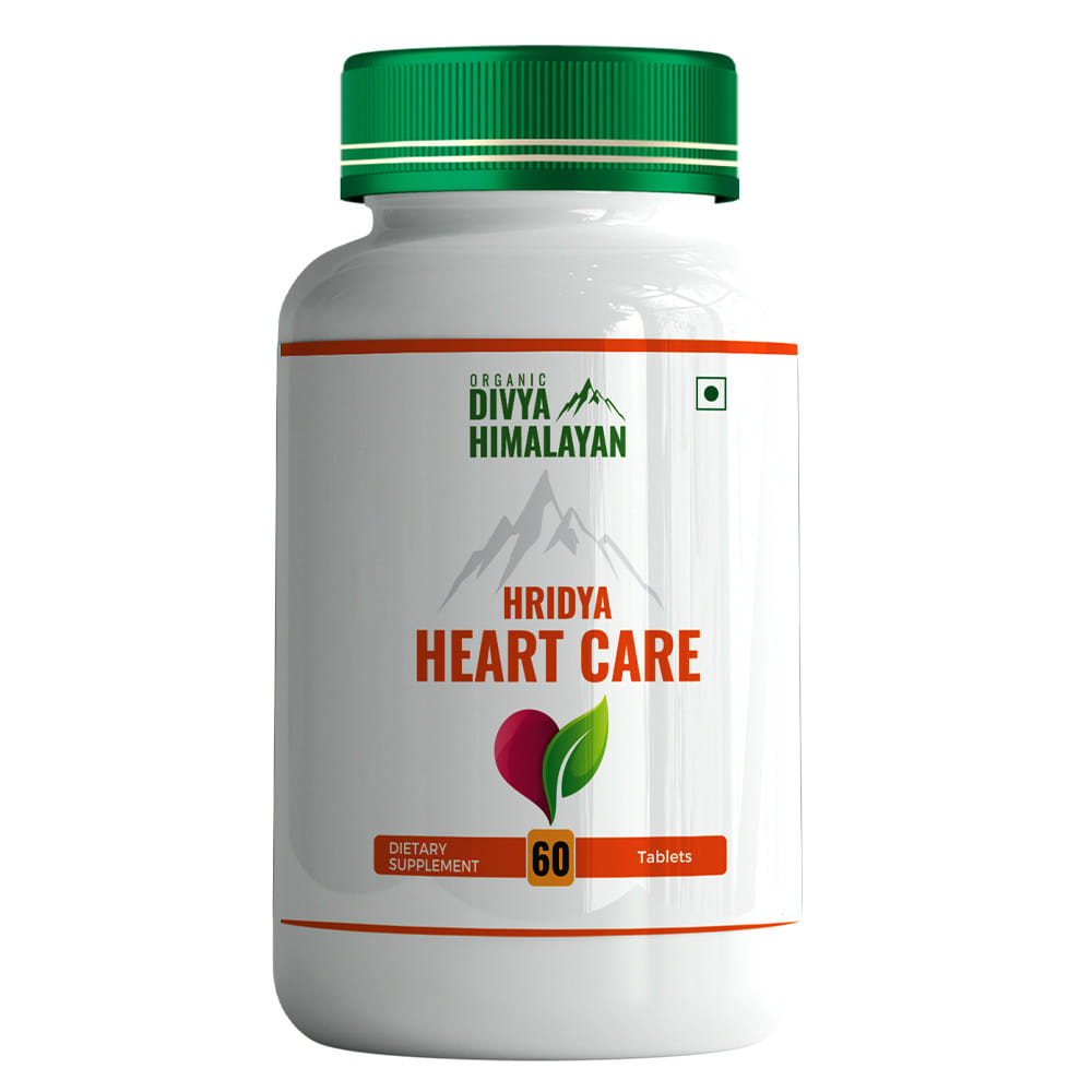 Divya Himalayan Hridya Heart Care with Arjuna, Guggul, Flaxseed ...