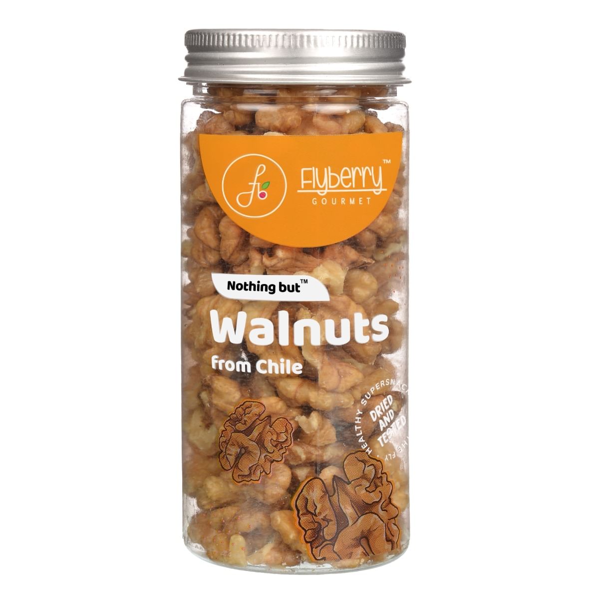 Flyberry Gourmet Premium Walnuts, 100g | 100% Natural | High in Omega3 ...