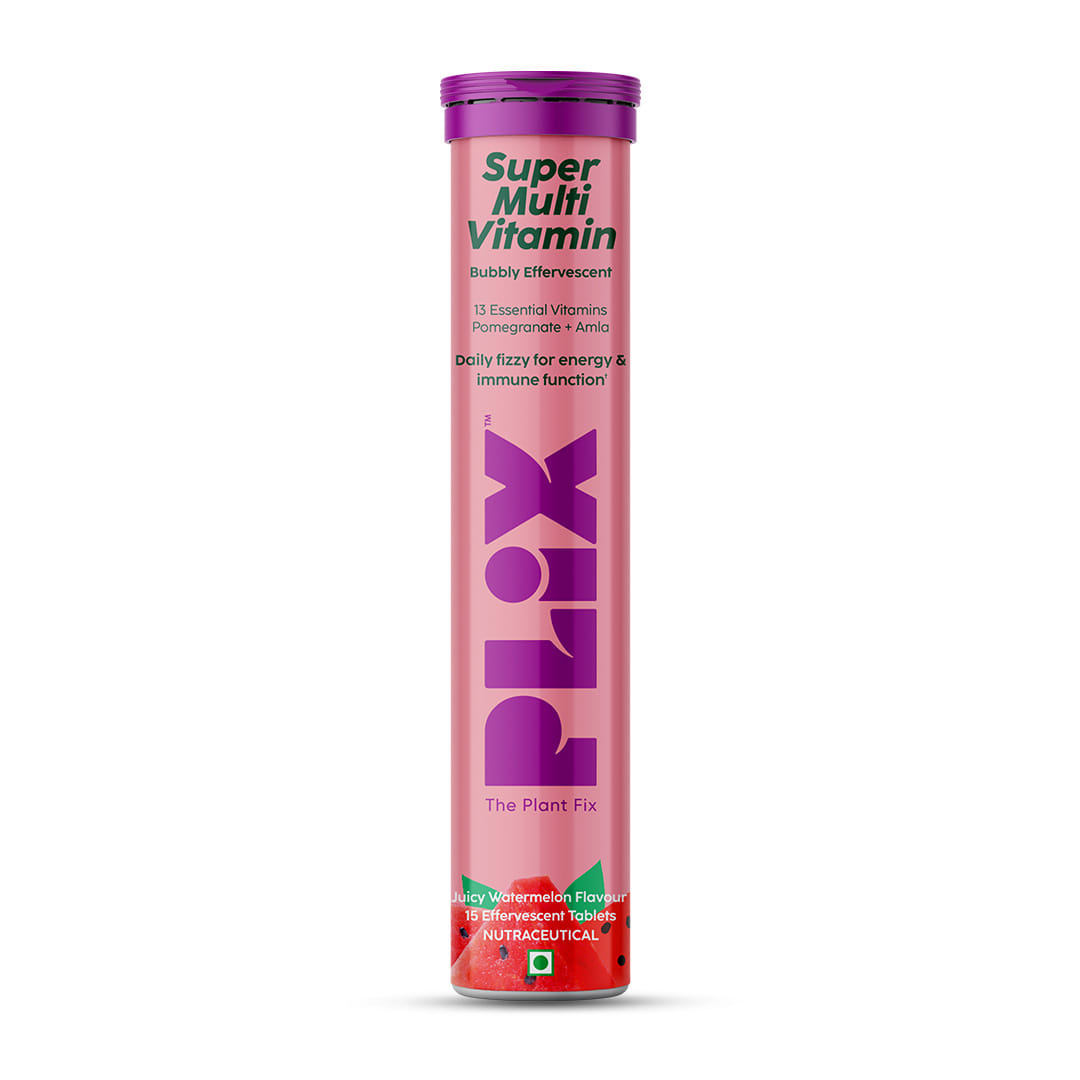 PLIX - THE PLANT FIX Multivitamin 15 Effervescent Tablets (Pack of 1 ...
