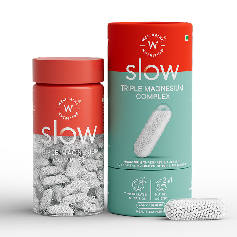 Wellbeing Nutrition Slow Triple Magnesium Complex with Glycinate ...