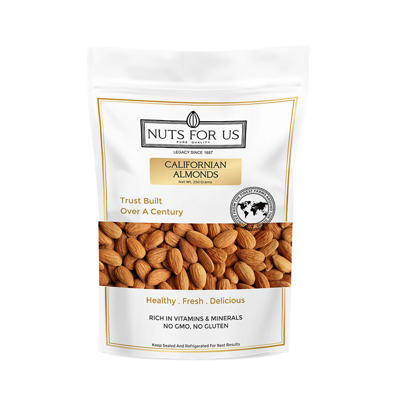 Nuts for us California Almonds