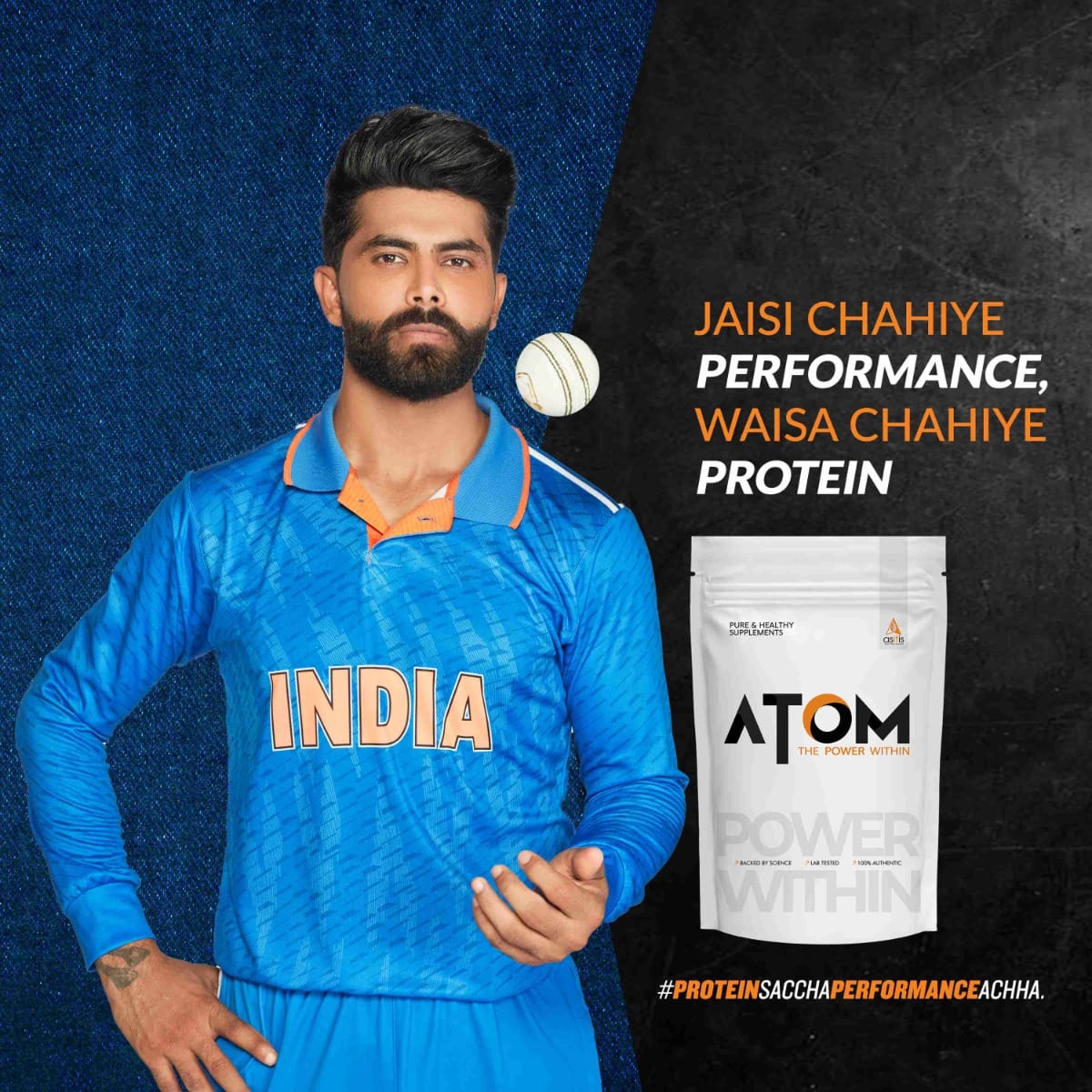 AS-IT-IS ATOM Beginners Whey Protein 1kg | Accelerates Muscle-building ...