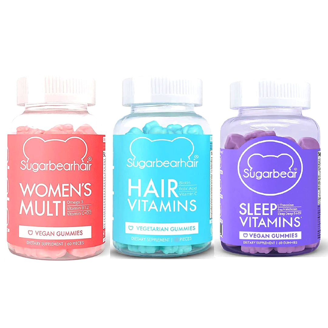 SUGARBEAR (Hair, Women’S Multi and Sleep Vitamins - Trio Pack)