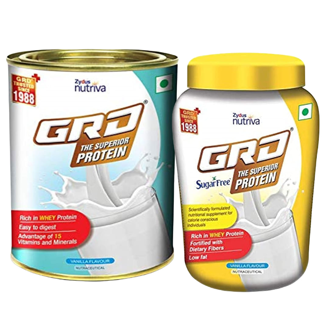 GRD Sugarfree - Low Fat, Superior Whey protein powder with 26 Essential ...