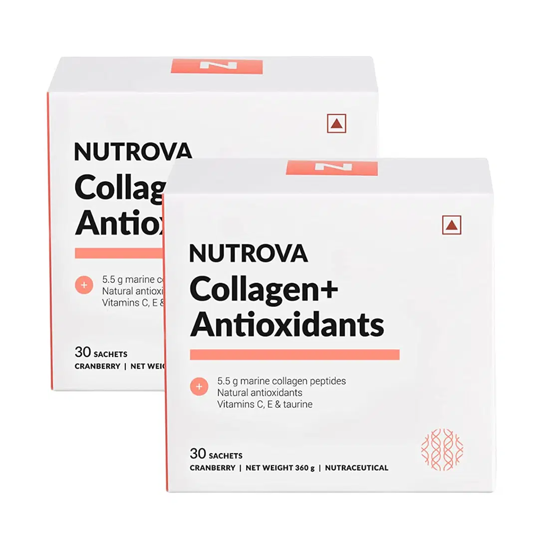 Nutrova Collagen+Antioxidants Supplement - 60 Sachets For Men & Women ...