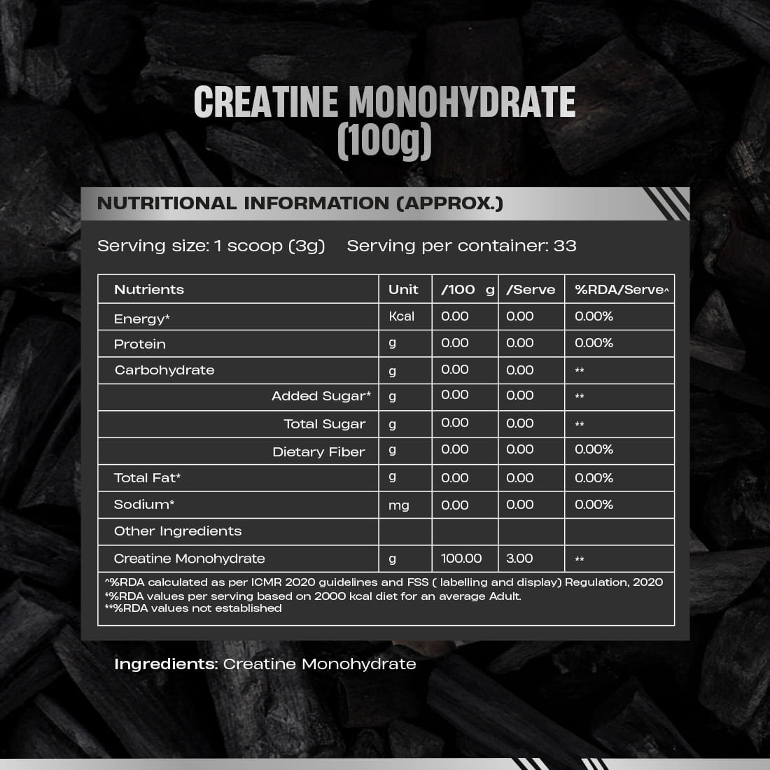 BeastLife Super Micronized Creatine Monohydrate Unflavoured 100G ...