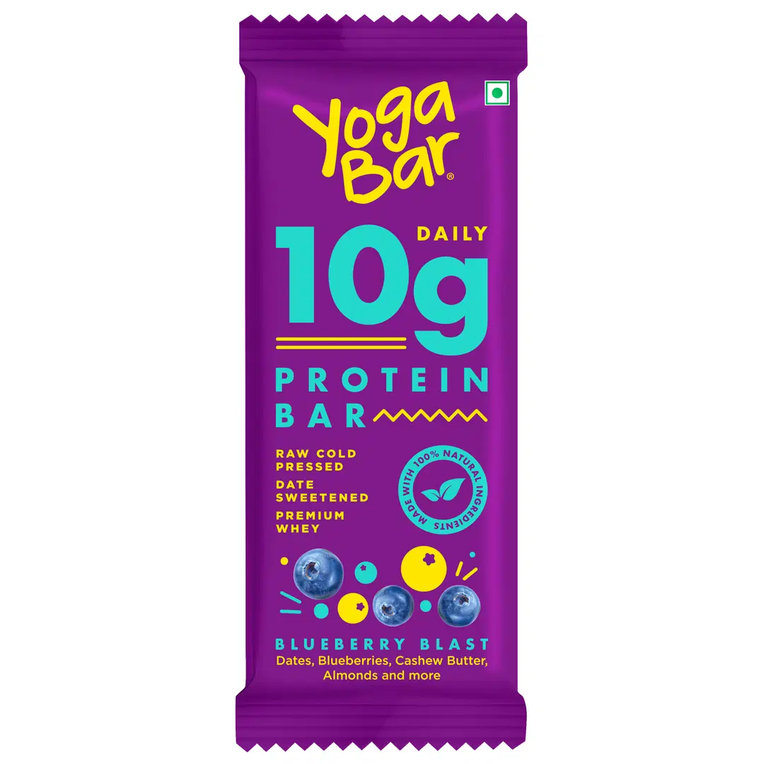 Yogabar Blueberry Blast Protein Bar