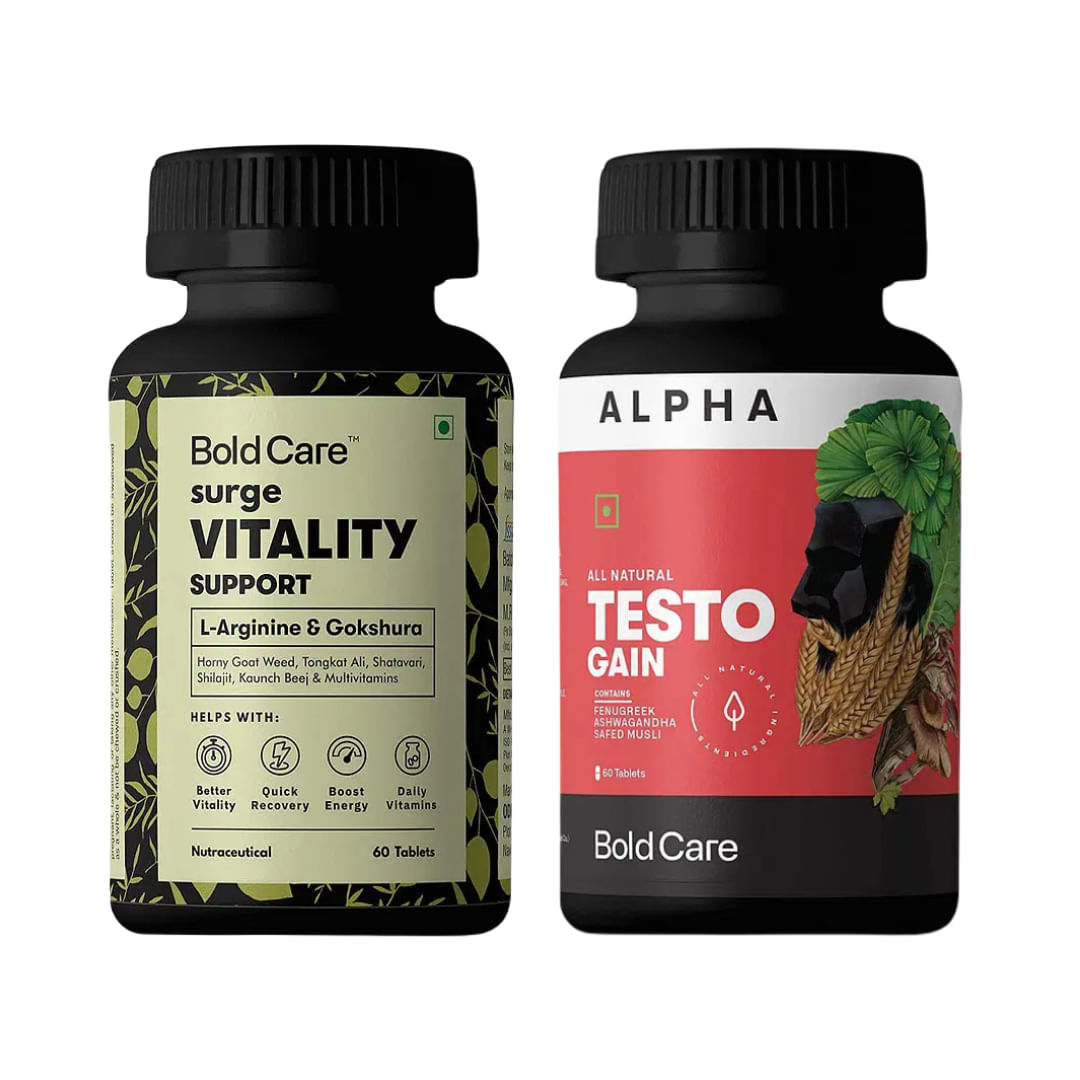 Bold Care Men's Health Pack - Surge & Alpha - Natural Bodybuilding ...