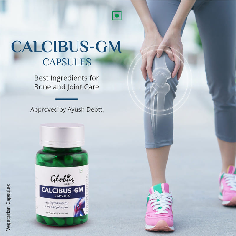 Globus Naturals Calcibus- GM capsules with best ingredients for bone ...