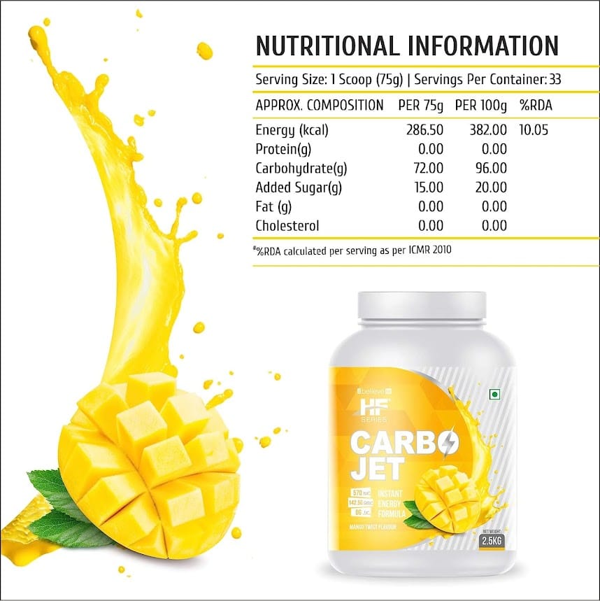 HF Series Carbojet Intra, Post Workout Carb Powder | Increase Energy ...
