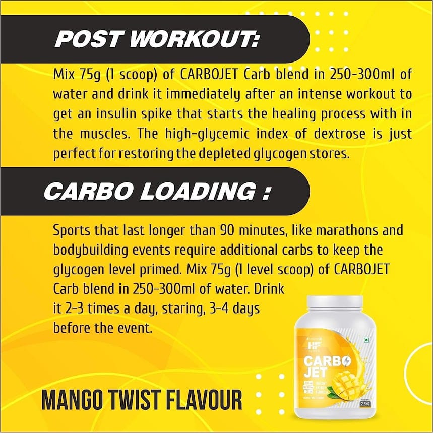 HF Series Carbojet Intra, Post Workout Carb Powder | Increase Energy ...