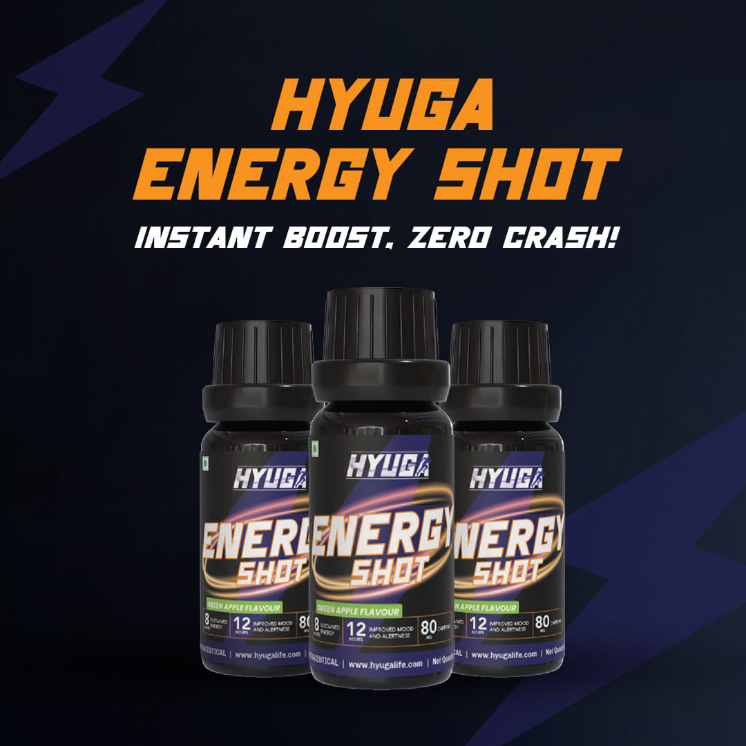 Hyuga Energy Shot – 80mg/60ml Caffeine Energy Boost | Slow-Release ...