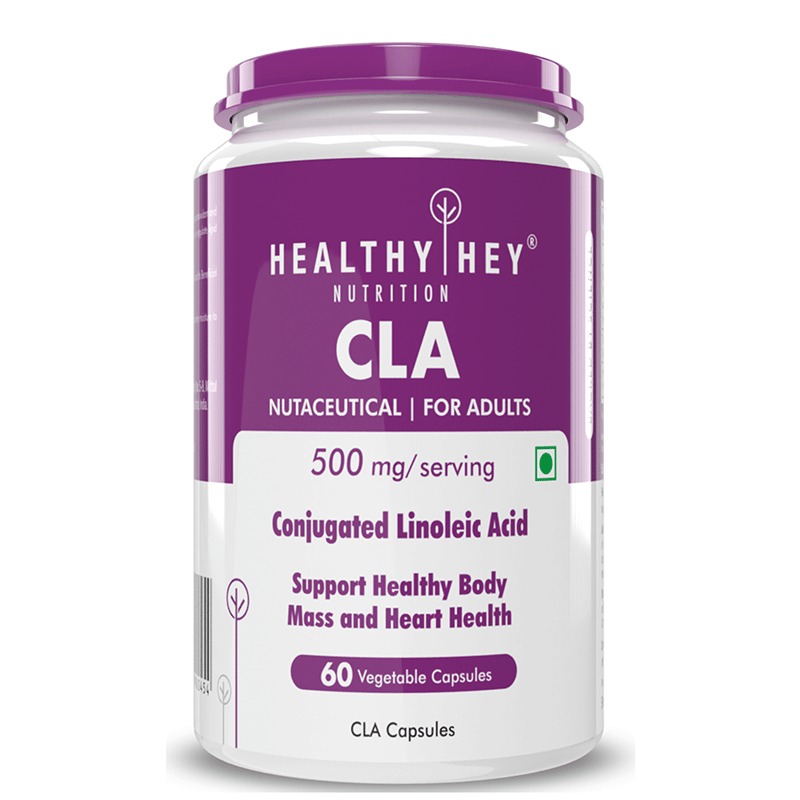 HealthyHey Nutrtion CLA 500 - Conjugated Linoleic Acid - Helps Fat ...
