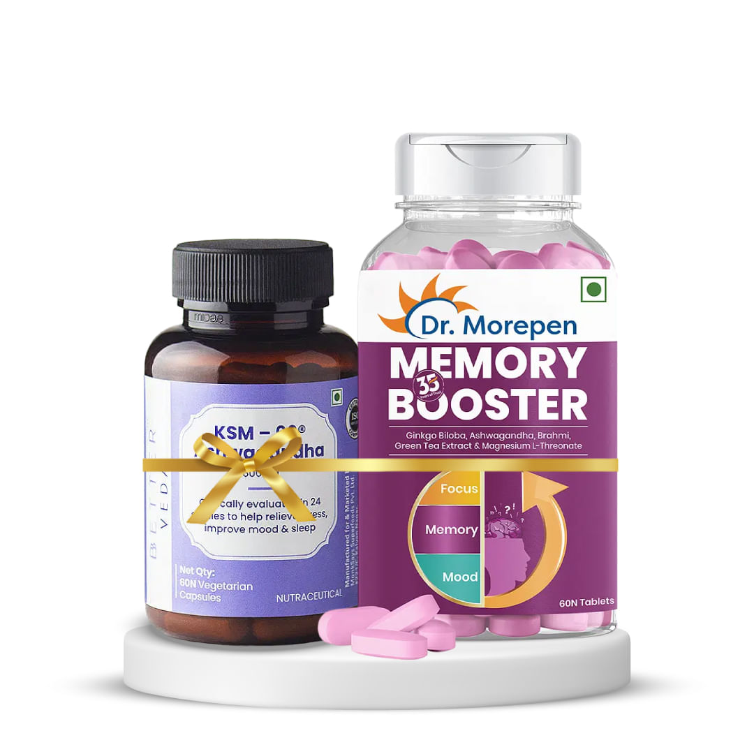 Mind and Mood Enhancers | DR. MOREPEN Memory, Focus & Mood Tablets with ...