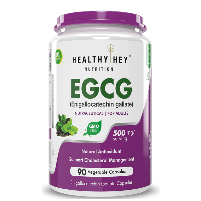 HealthyHey Nutrition EGCG from Green Tea Extract - 500mg EGCG ...