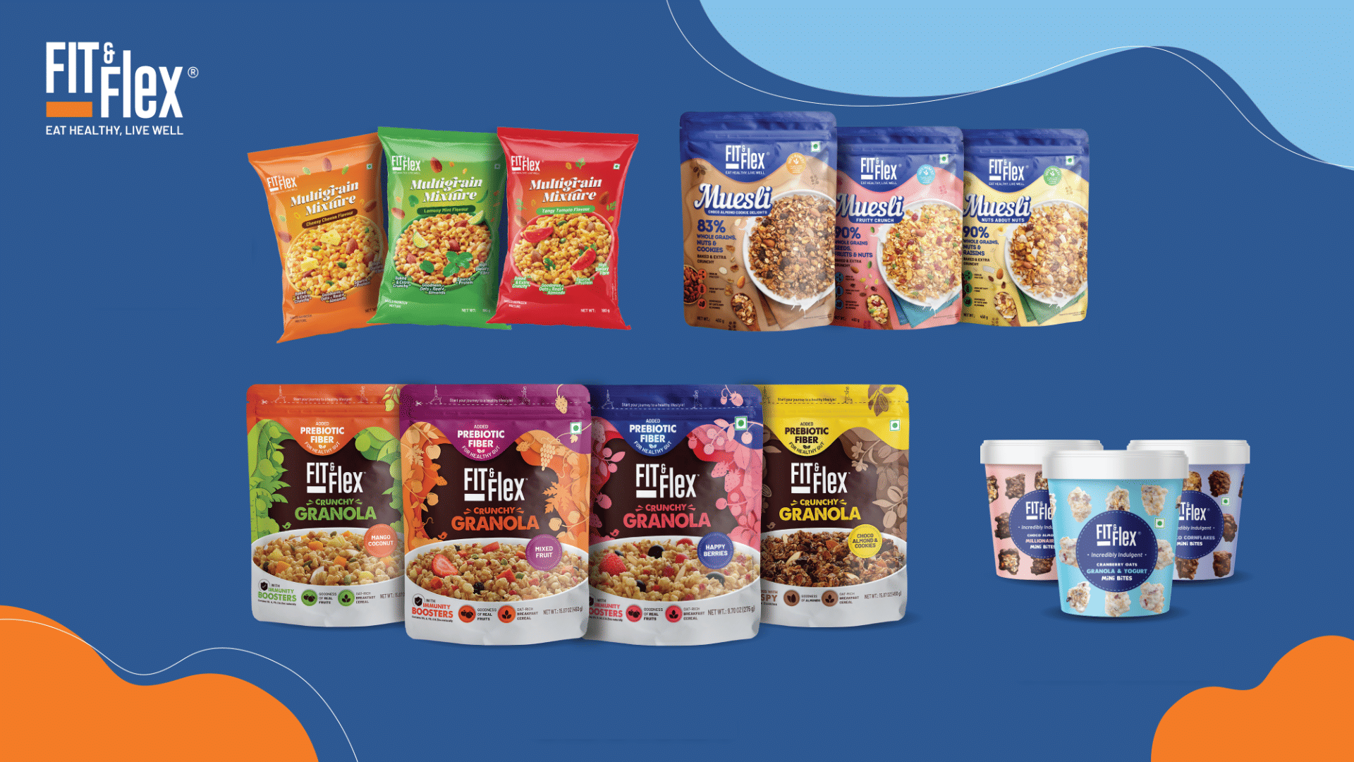 Fit And Flex Power Oats | High Protein, Zero Sugar, Ready To Eat Baked ...