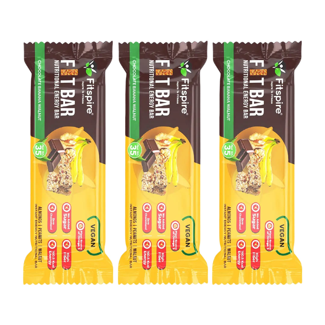 Fitspire Fit Nutrition Energy Bar | Healthy Sugar Free Protein Bar with ...