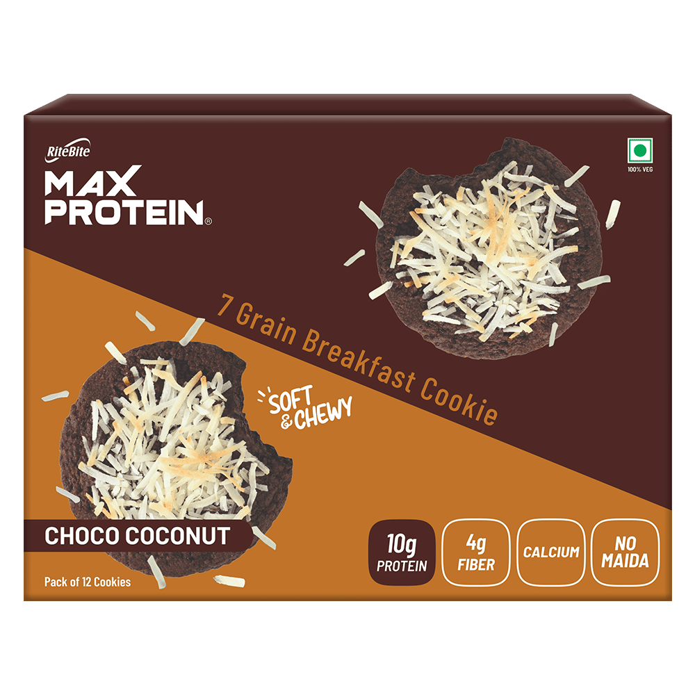RiteBite Max Protein Cookies Choco Coconut (Pack of 12), 660 g