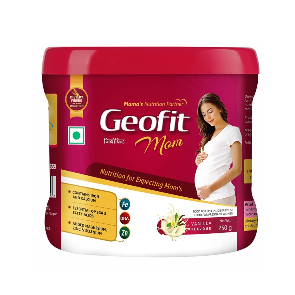 Geofit Nutrition Powder for Mom Vanilla Flavoured 250g-Nutrition Powder ...