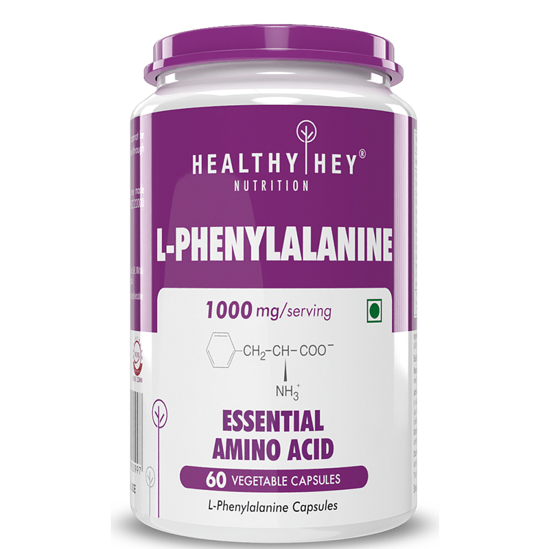 Healthyhey Nutrition L Phenylalanine 1000mg 60 Capsules
