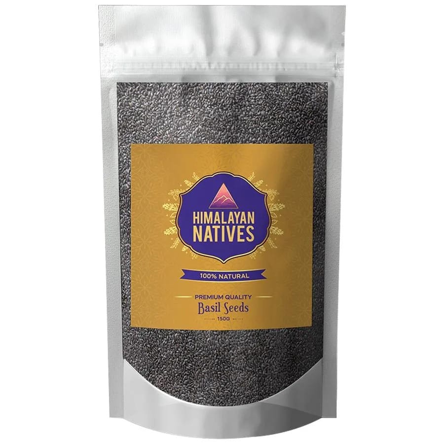 Himalayan Natives Basil Seeds | Himalayan Natives 100% Natural Basil ...
