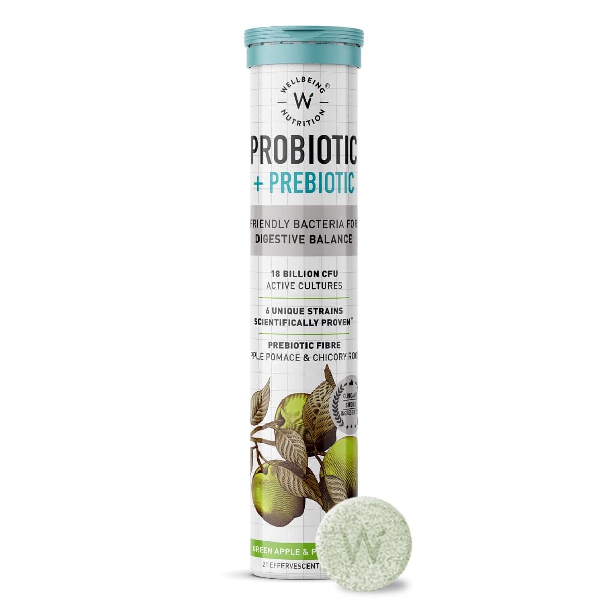 Wellbeing Nutrition Daily Probiotic + Prebiotic& Skin Fuel | 36 ...